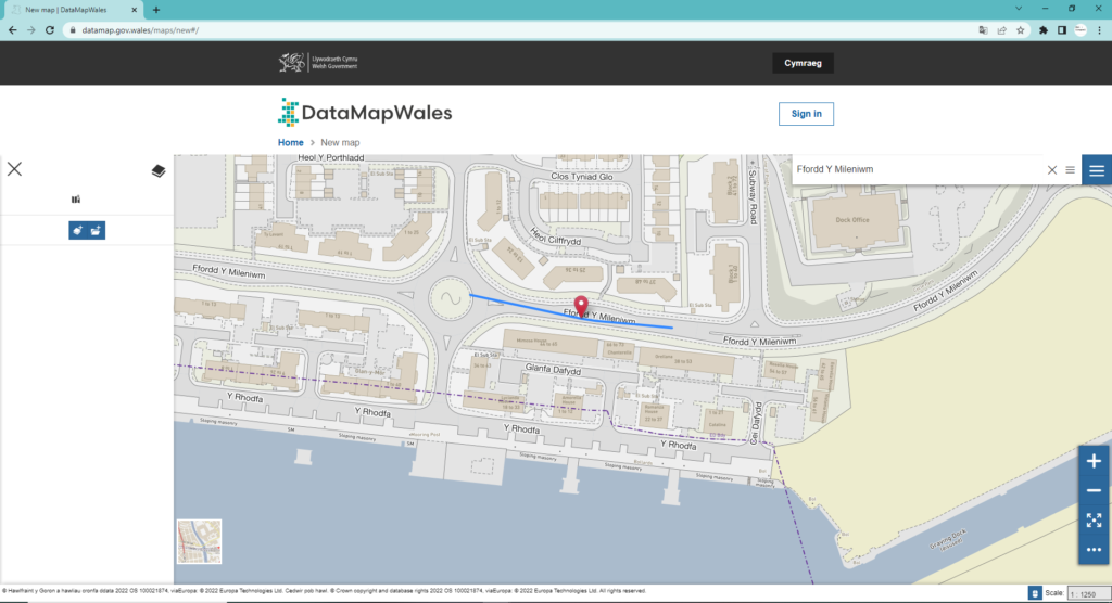Mapio Cymru - We are mapping Wales in the Welsh language